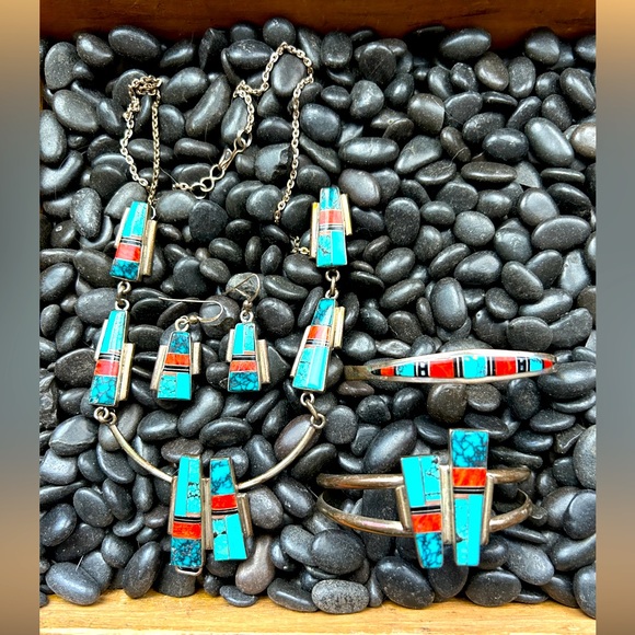 Jewelry | Native American Zuni 4 Piece Set | Poshmark